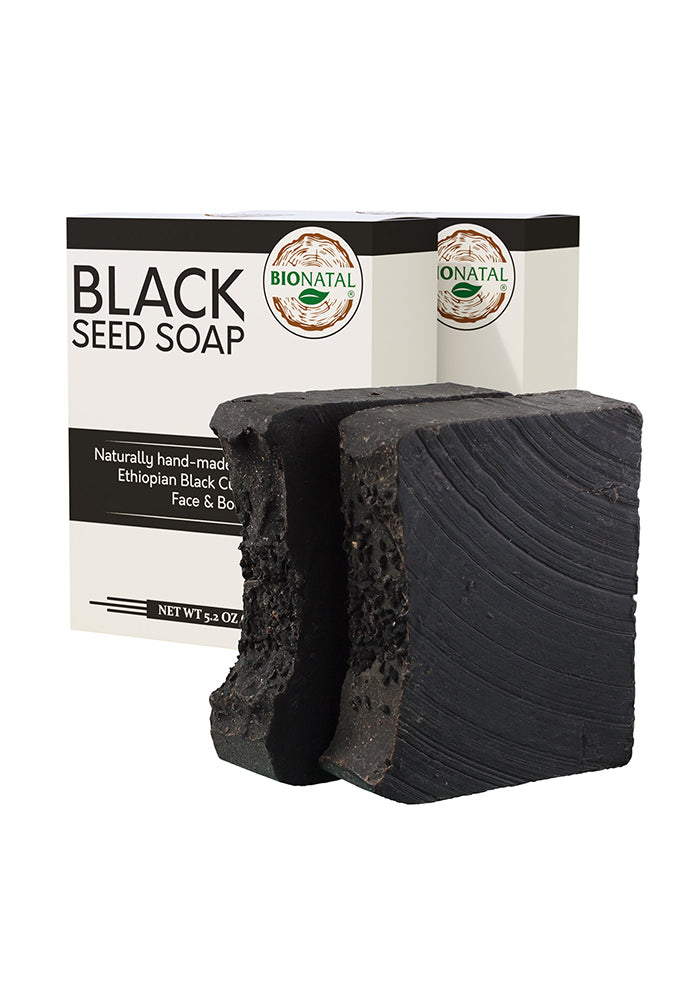 2 Black Seed Soaps 4.2oz (Ethiopian Seeds) – BioNatal
